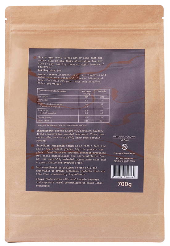 Buy Umoya Foods Thrive Instant Cereal Cacao - 700g Online | Faithful to ...