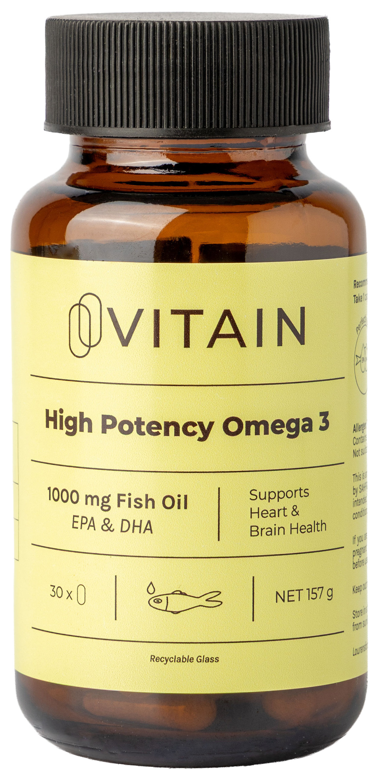 Buy Vitain High Potency Omega 3 Fish Oil Capsules Online | Faithful to ...