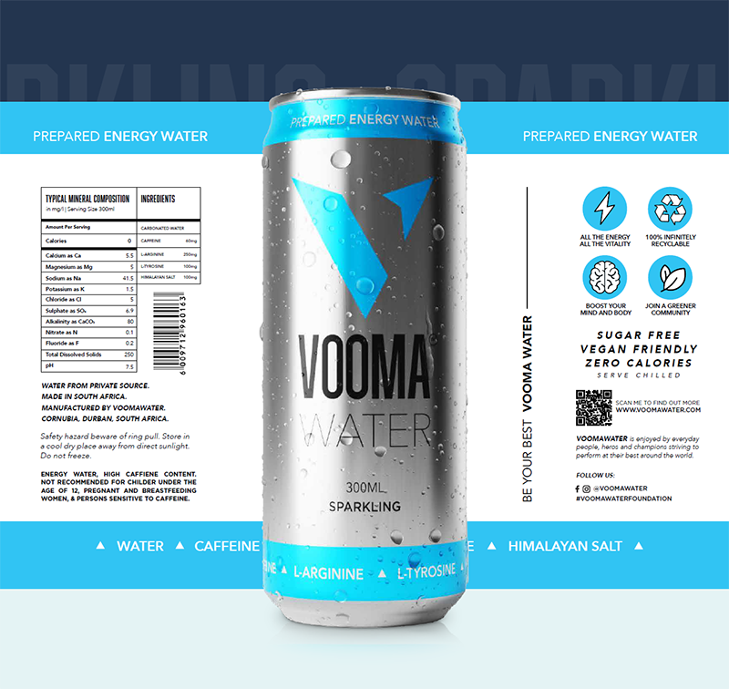 Buy Vooma Energy Water Sparkling Online | Faithful to Nature