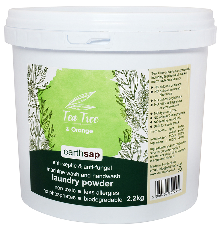 Buy Earthsap Laundry Powder - Tea Tree & Orange Online | Faithful to Nature