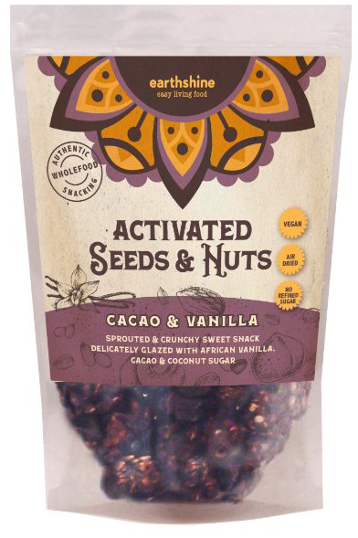 Buy Earthshine Activated Seeds & Nuts - Cacao & Vanilla Online ...