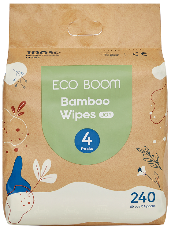 Buy Eco Boom Bamboo Wipes Value Pack Online | Faithful to Nature