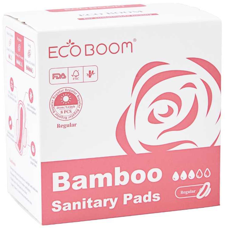 Buy Eco Boom Sanitary Pads Regular Online | Faithful to Nature