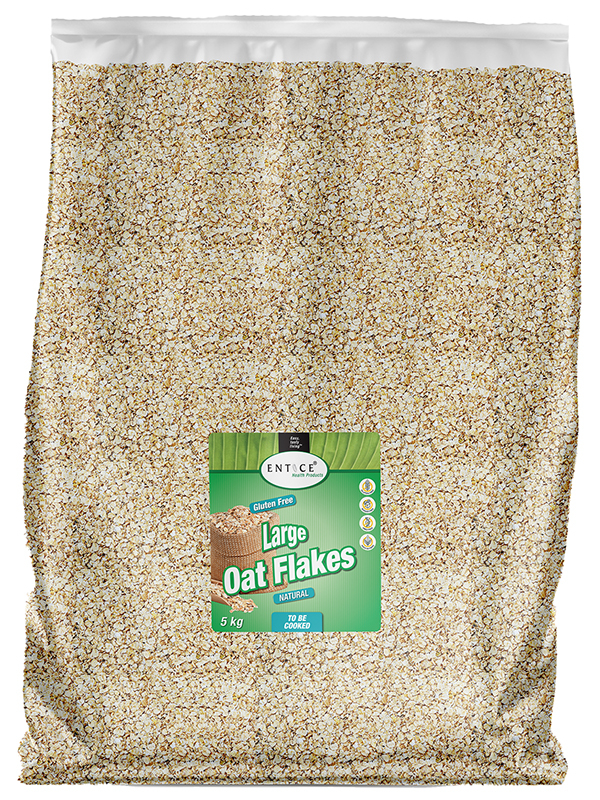 Buy Entice Gluten Free Large Oat Flakes 5kg Online | Faithful to Nature