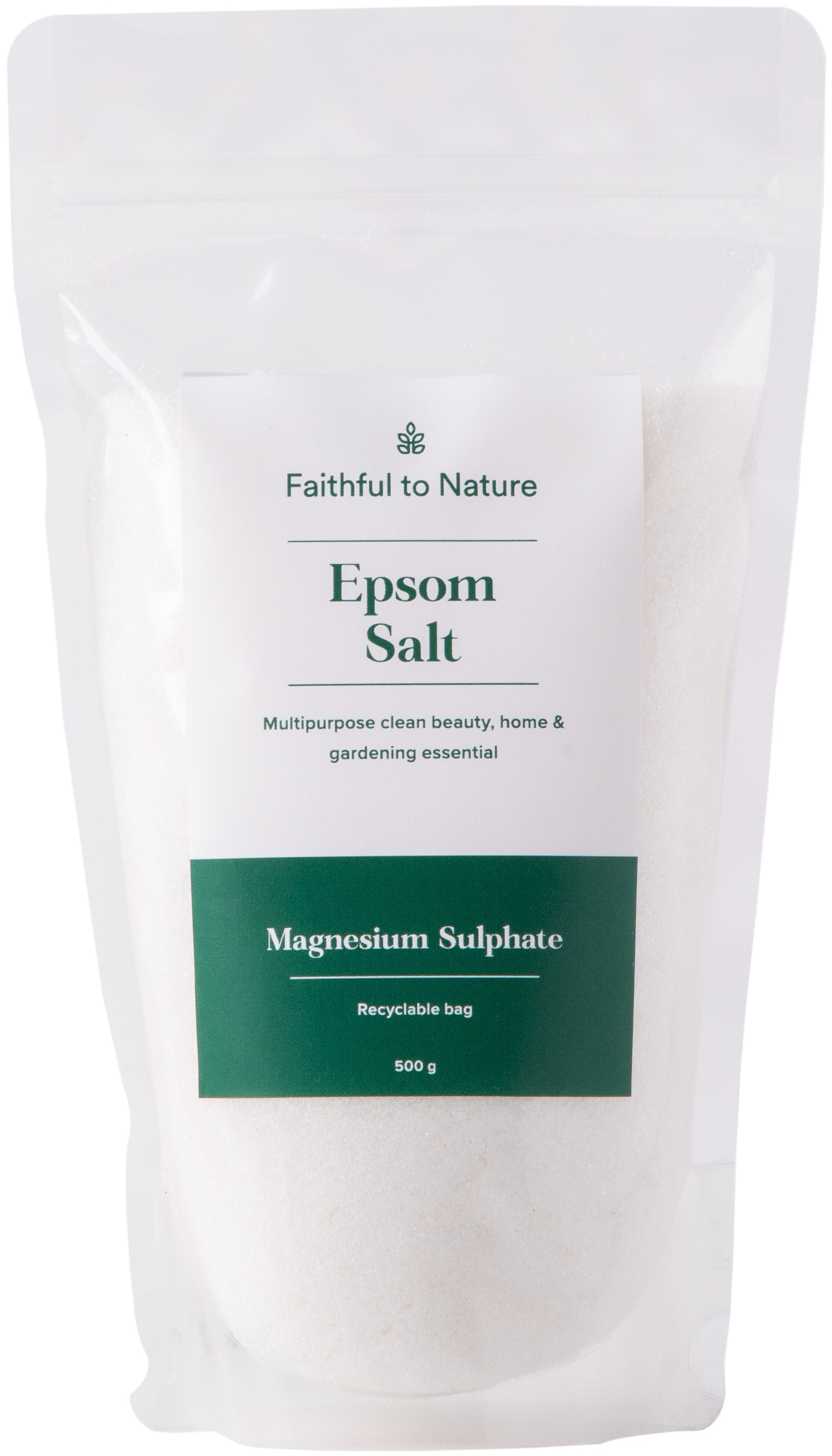 Buy Faithful to Nature Epsom Salt 500g Online | Faithful to Nature