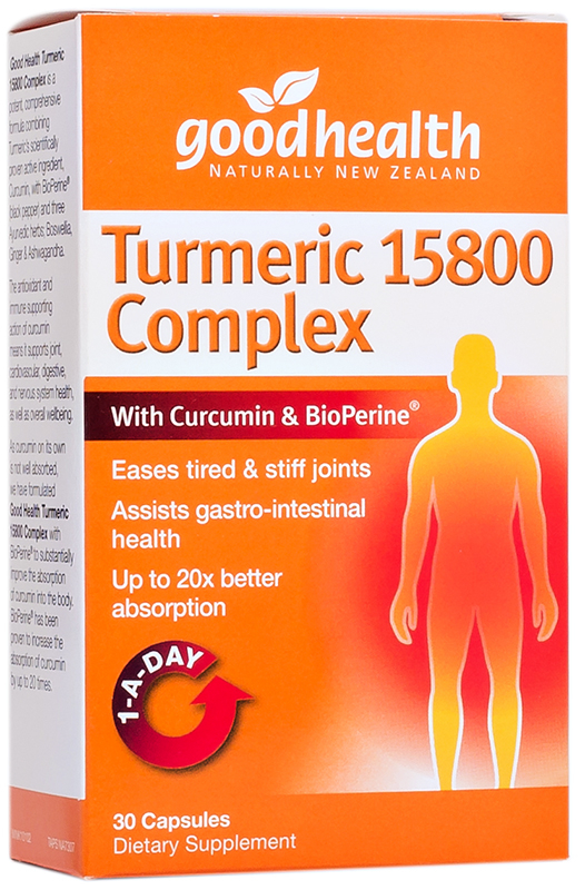 Buy Good Health Turmeric 15800 Complex Online | Faithful to Nature