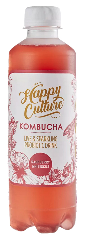 Buy Happy Culture Raspberry Hibiscus Kombucha - 850ml Online | Faithful ...