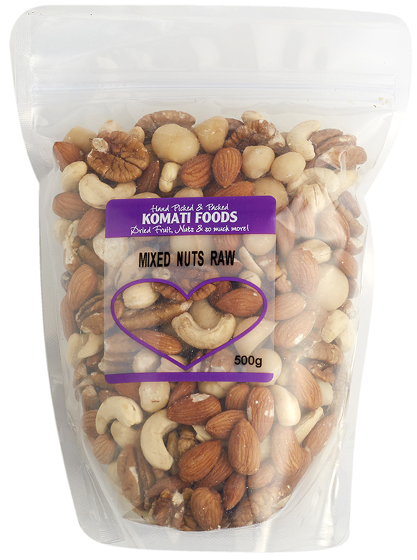 Buy Komati Raw Mixed Nuts Online | Faithful to Nature