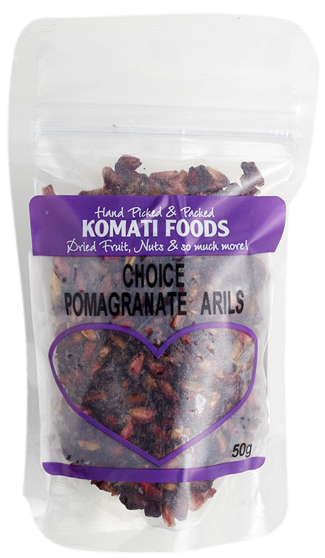 Buy Komati Dried Pomegranate Arils - Sulphur Free Online | Faithful to ...