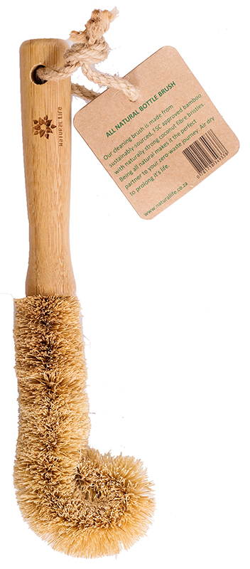 Buy Natural Life Bamboo Bottle Brush with Coconut Fibre Bristles Online ...