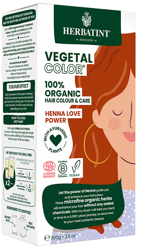 Buy Herbatint Vegetal Color - Henna Love Power Online | Faithful to Nature