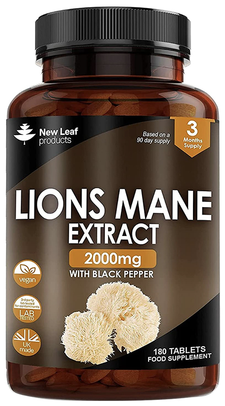 Buy New Leaf Lions Mane Tablets Online | Faithful to Nature