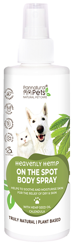 Buy Pannatural Pets Heavenly Hemp Body Spray Online | Faithful to Nature