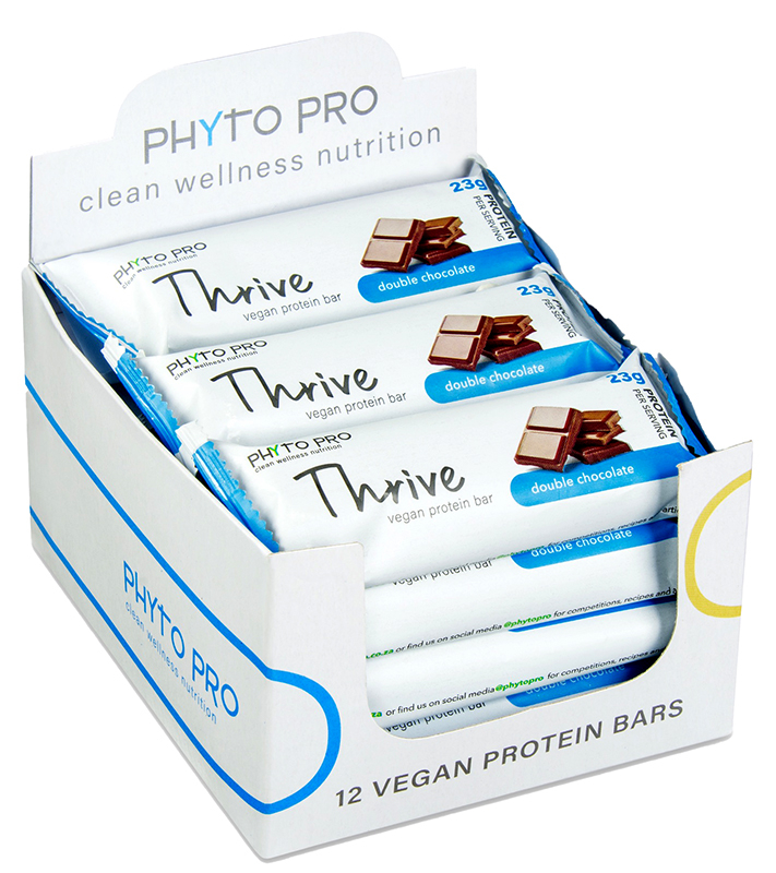 Buy Phyto Pro Thrive Vegan Protein Bar - Double Chocolate - 12 Pack ...