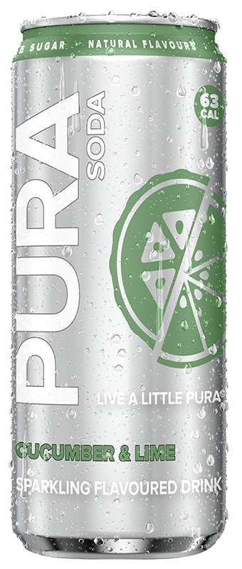 Buy Pura Sparkling Soda - Cucumber & Lime Online | Faithful to Nature