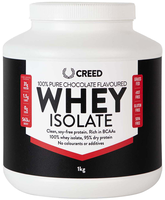 Buy Creed Whey Isolate Chocolate 1kg Online | Faithful to Nature