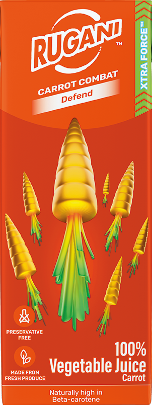 Buy Rugani Carrot Combat Juice 330ml Online | Faithful to Nature