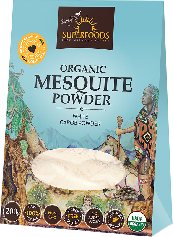Buy Soaring Free Superfoods Mesquite Powder , 200g Online | Faithful to ...