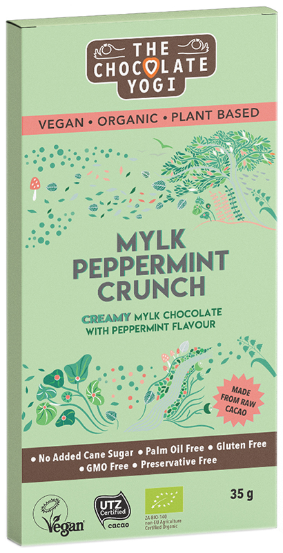 Buy The Chocolate Yogi Mylk Peppermint Crunch Chocolate Online ...