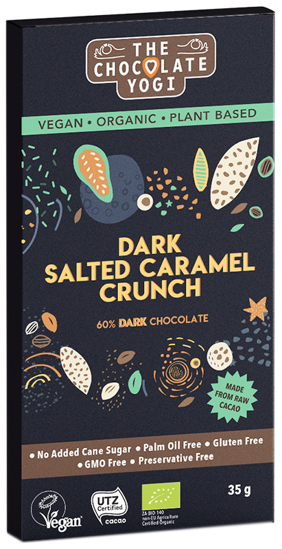 Buy The Chocolate Yogi Dark Salted Caramel Chocolate Online | Faithful ...