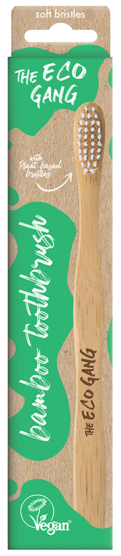 Buy The Eco Gang Adult Bamboo Toothbrush - Soft Online | Faithful to Nature