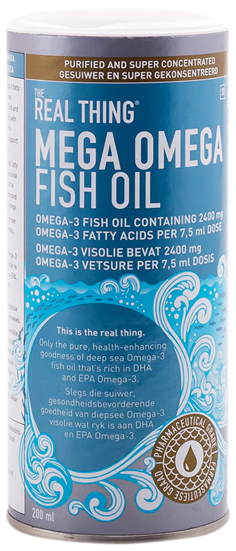 Buy The Real Thing Mega Omega Fish Oil Liquid Online | Faithful to Nature