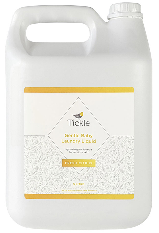 Buy Tickle Hypoallergic Baby Laundry Liquid - Orange & Mint 5L Online ...