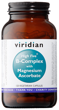 Buy Viridian High Five B Complex with Magnesium Ascorbate Capsules, 30 ...